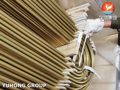 China ASTM B395 / ASME SB395 C68700 U Bend Copper Alloy Tube For Heat Exchanger for sale