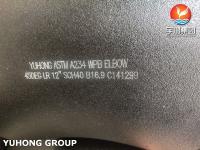 China ASTM A234 WPB Carbon Steel Fitting Elbow 45DEG Long Radius Buttwelded for sale