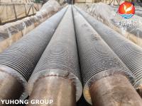 China ASTM A335 P22 Ferritic Alloy Steel Hight Frequency Welding Fin Tube For Heat Transfer for sale