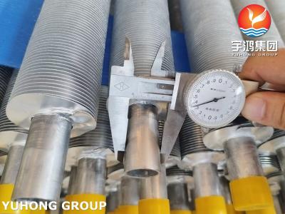 China ASME SA249 Stainless Steel Wound Fin Tube Fin Type L LL KL For Air Cooler for sale