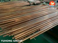China ASME SB111 C12200 Copper Steel Seamless Tube Low Fin Tube For Heat Exchanger for sale