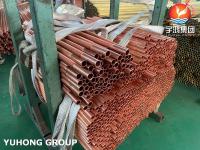China ASME SB111 C12200 Copper Steel Seamless Tube Low Fin Tube For Heat Exchanger for sale
