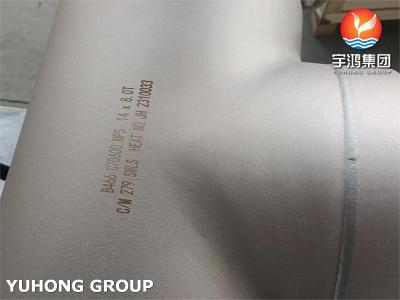 China ASTM B466 C70600 Copper Nickel Alloy Fitting Equal Tee B16.9 for sale
