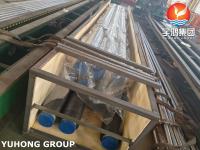 China ASME SA312 TP347H Stainless Steel Seamleess Pipe With SS Fin Strip For Heater for sale