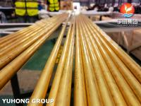 China ​​ASME SB111 C68700 O61 Seamless Tube for High-Temperature Seawater Condenser​ for sale