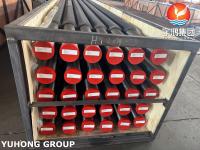 China ASTM A335 P5 P9 P11 P22 High Frencuy Welding Serrated Fin Tube Solid for sale