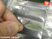 China Stainless Steel 304 Custom Capillary Electrode Tube for Lithium Battery for sale