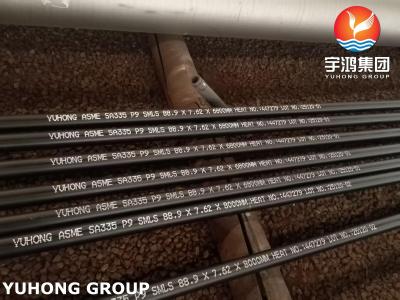 China ASTM A335 / ASME SA335 P9 / UNS S50400 Cr-Mo Alloy Steel Seamless Pipe for sale