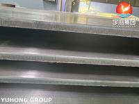 China Explosive Clad Plate ASME SA516 Gr.70 Carbon Steel Cladding ASME SB127 Monel 400 for sale