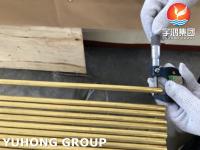 China DIN17660/ DIN EN 12168 CuZn20Al2 F39/ CW509L Brass Copper Seamless Tube for sale