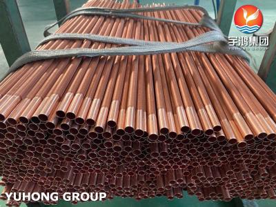 China Copper Nickel Tube B111 C70600-O61 Spiral Fin Tube For Chiller Air Cooler for sale