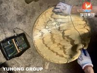 China ASTM B171 C46400 Naval Brass Disk Copper Alloy Plate For Tubesheet Drilling Heat Exchanger Components for sale