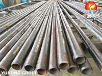 China ASTM A335 P11 P22 ALLOY STEEL  SEAMLESS PIPE  SCH80 SCH40  BLACK PAINTING SURFACE BEVELED PLAIN END FOR OIL AND GAS for sale
