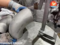 China ASTM A403 WP321H Stainless Steel Pipe Fitting ASME B16.9 Buttweld 180° Elbow for sale