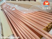 China JIS H3300 C1220T Seamless Copper Alloy Tube For HVAC systems for sale