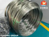 China SUS304 Coiled Stainless Steel Medical Capillary Tubing For Injection Needle Tubes ISO9626 for sale