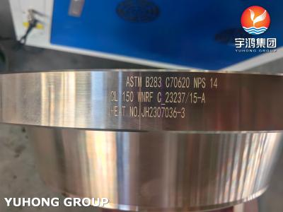 China Copper Nickel Alloy Flange ASTM B283 C70620 WNRF BLRF B16.5 CL150 for sale