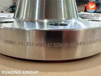 China ASTM A182 F53 UNS S32750 WNRF Flanges ASME B16.5 Class 150-2500 for sale