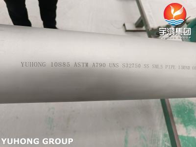 China ASTM A790 UNS S37500 Super Duplex Stainless Steel Seamless Pipe for sale