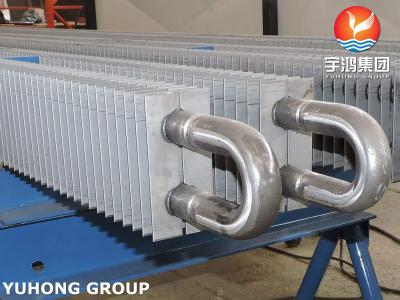 China ASTM A106 Gr.B Seamless Carbon Steel Pipe Square H Type Fin Tube For Radiator for sale