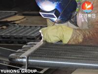 China ASTM A106 Gr.B Seamless Carbon Steel Pipe Square H Type Fin Tube For Radiator for sale