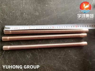 China ASTM B111 C70600 Copper Nickel Steel Low Fin Tube For Hear Exchanger for sale