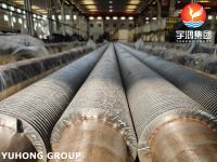 China ASME SA335 P22 Alloy Steel Seamless Pipe HFW Solid Fin Tube For HRSG System for sale