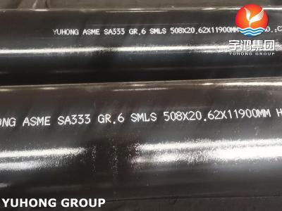 China ASME SA333 Grade 6 Seamless Carbon Steel Pipe for Low Temperature for sale