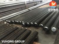 China ASTM A106 GR.B Carbon Steel Studded Fin Tube For Economizers and Superheaters for sale