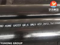 China ASTM A333 Gr.6 Seamless Alloy Pipe For Large Industrial Refrigeration Systems for sale
