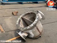 China ASME VIII-1 U-Tube Heat Exchanger Clad UNS N06600 for Chlor-Alkali Process NACE MR0175​ for sale
