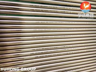 China ASME SB338 UNS R50400 Seamless Titanium Tubes for Condensers and Heat Exchangers for sale