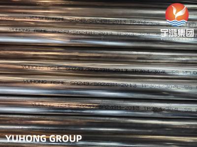 China ASME SA249 TP304/304L Stainless Steel Welded Tube for Shipbuilding and Boiler for sale