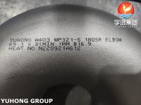 China ASTM A403 WP321-S 180 Degree Return Bend Stainless Steel For Shipbuilding And Boiler for sale