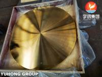 China ASME SB171 C61400 Copper Forged Disc For Heat Exchanger for sale