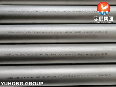 China ASTM A376 TP347H Seamless Pipes Supplier High-Temperature Austenitic Steel Pipes for sale
