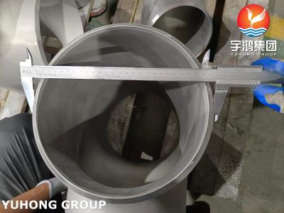 China ASTM A815 S31803 Duplex Stainless Steel Fitting Tee Buttwelded for Pipeline for sale