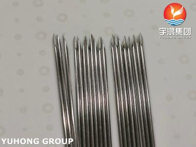 China Stainless Steel Medical Tri-bevelled Veterinary Needle Tube / Cannula For Injection 16G for sale