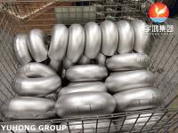 China ASTM A403 WP321-S 180° Short Radius Elbow - Stainless Steel Pipe Fitting for Petrochemical & Power Plant Piping Systems​​ for sale