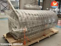 China STAINLESS STEEL SEAMLESS COIL PIPE TP310S FOR START UP HEATER WITH COIL SUPPORT for sale