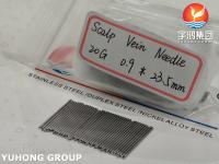 China 20G 23.5MM Stainless Steel IV Cannula, SUS304 Tri-bevel Intravenous Needle Tube ISO7864 for sale