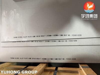 China ASME SB168 UNS N06617 Nickel Alloy Plate for Industrial Equipment for sale