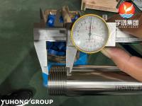 China Sanitary ASME SA270 TP304 Stainless Steel Bright Annealed Tube (Threaded End) for sale