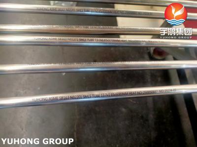 China ASME SB163 N02201 Seamless Tube for Heat Exchangers & Condensers for sale