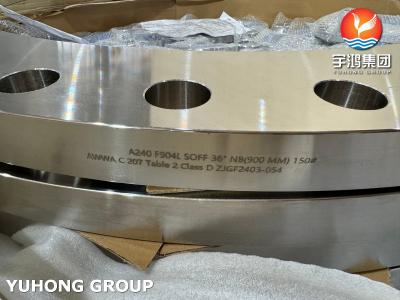 China A240 F904L STEEL FLANGE SOFF 150# AWWA C207 Table 2 Ciass D RING FLANGE for sale