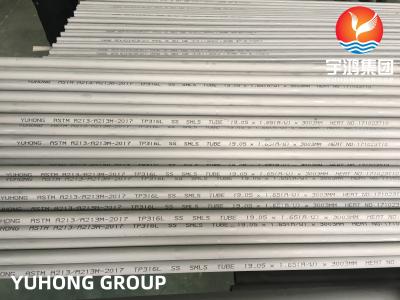 China ASME SA213 TP316L / UNS S31603 / 1.4404 Stainless Steel Seamless Heat Exchanger Tube for sale