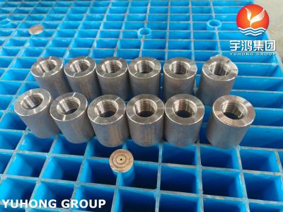 China Nickel Alloy Forged Pipe Fitting ASME SB564 UNS N04400 Monel 400 Thread Coupling for sale
