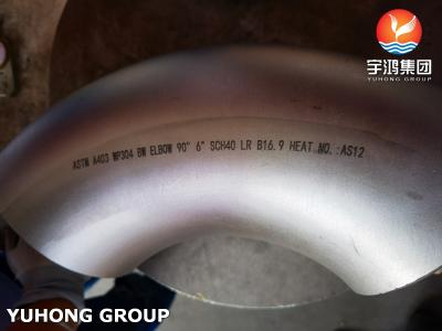 China ASTM A403 WP304/WP304L Stainless Steel Elbow, Buttweld Fitting, ASME B16.9 for sale