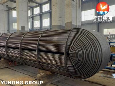 China STAINLESS STEEL HEAT EXCHANGER TUBE BUNDLE A179 A213 TUBE WITH TUBESHEET BAFFLE for sale
