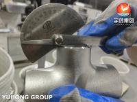 China ASTM A403 WP317-S Stainless Steel Equal Tee for Petrochemical, Buttweld Fittings ANSI B16.9 for sale